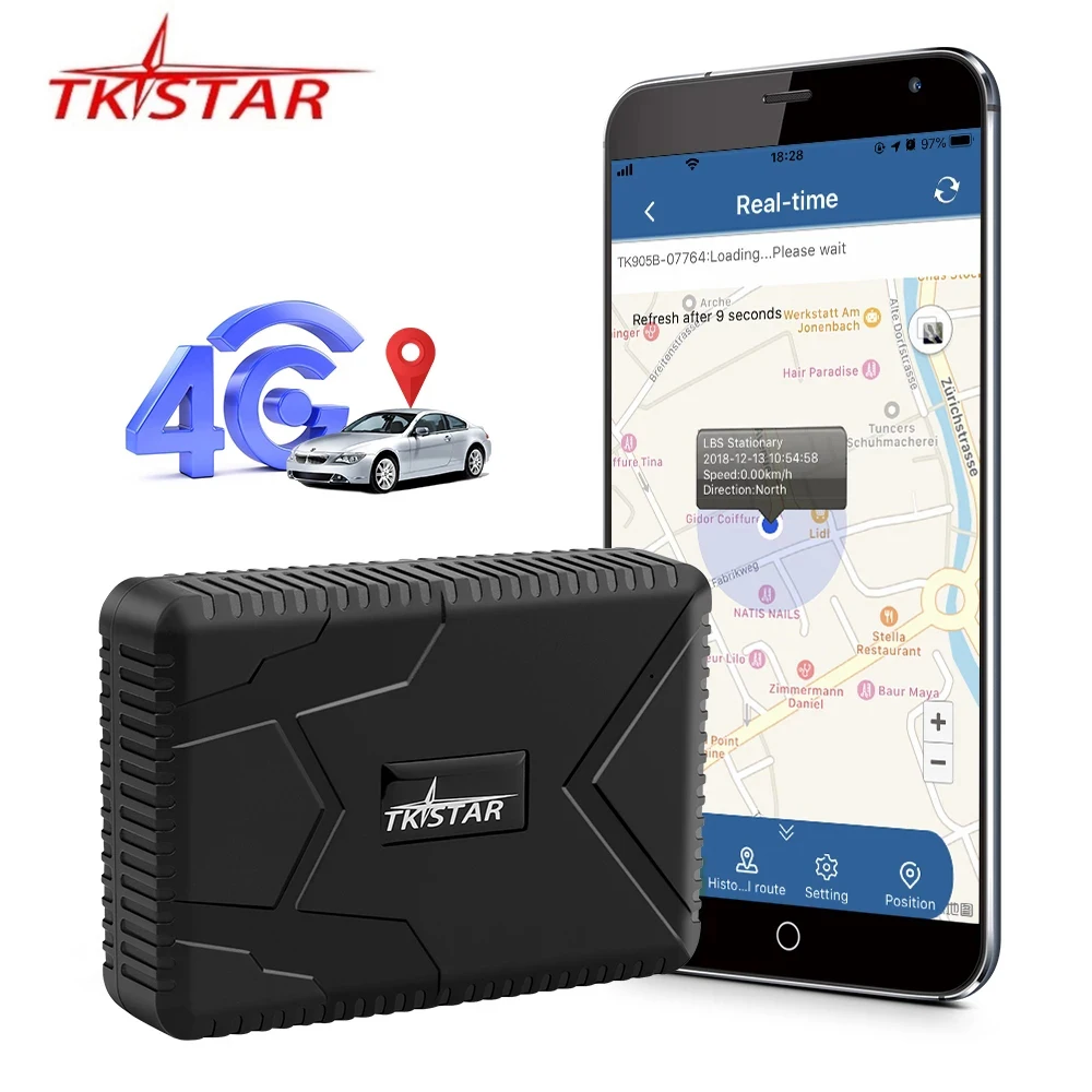 TKSTAR-TK915-4G-Car-GPS-Tracker-7800mAh-Battery-Strong-Magnetic-Waterproof-Shake-Fall-Alarm ...