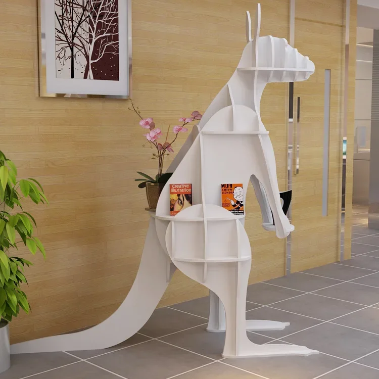 Large-Size-Kangaroo-Animal-Bookshelf-Floor-Ornaments-Bookcases ...