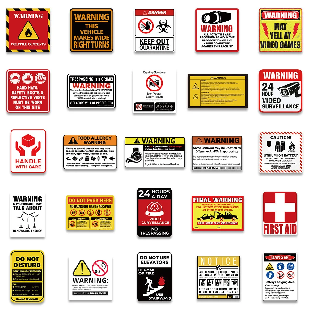 Funny Warning Symbols