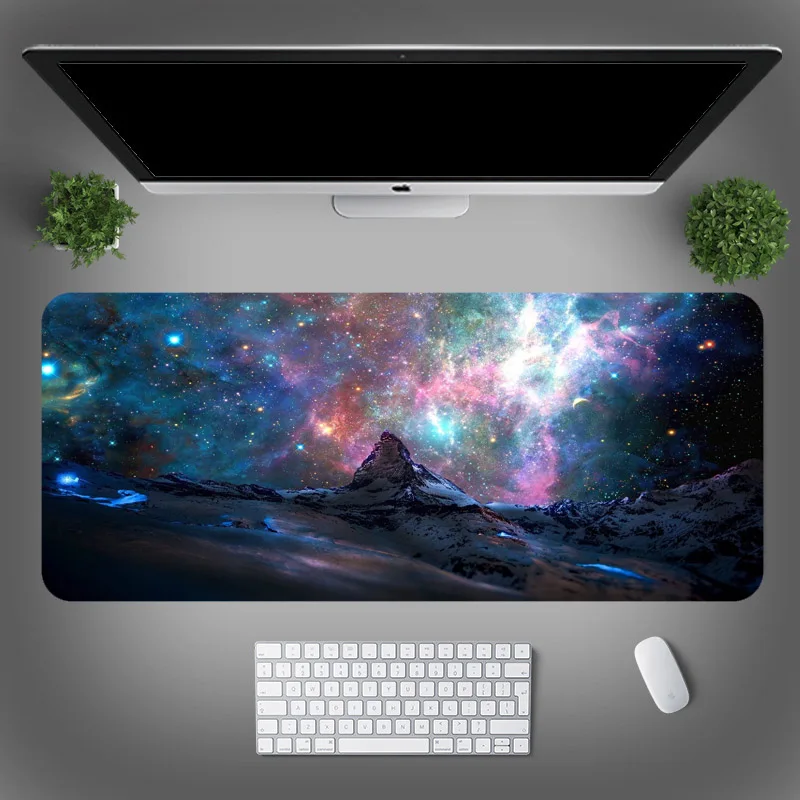 Space-Star-Cloud-Mousepad-Game-Keyboard-Mouse-Mat-Alfombra-Minecraft ...