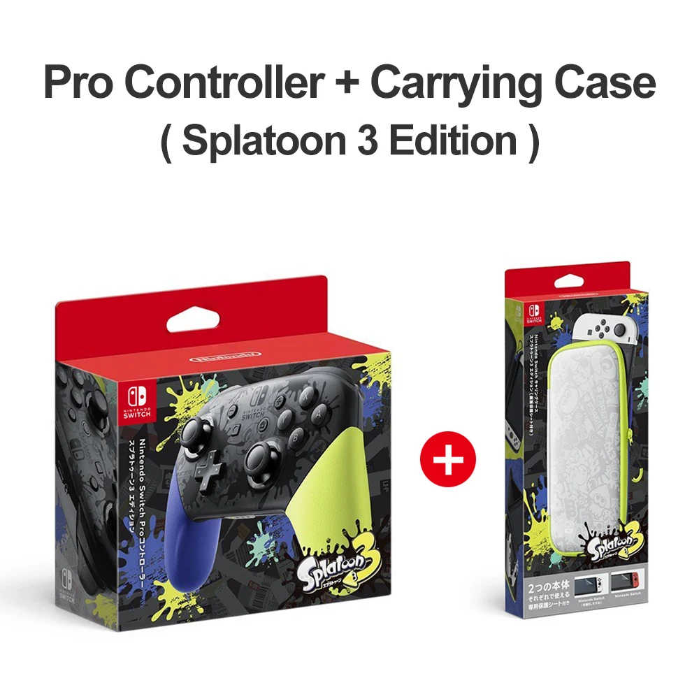 Oficial Nintendo Switch Pro Controller [Splatoon 3 Edición Limitada ...
