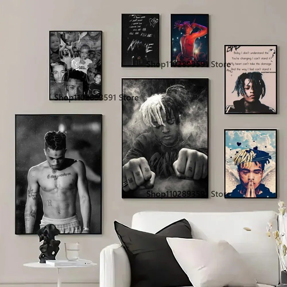 1pc-XXXTentacion-Rapper-Poster-Paper-Print-Home-Bedroom-Entrance-Bar ...