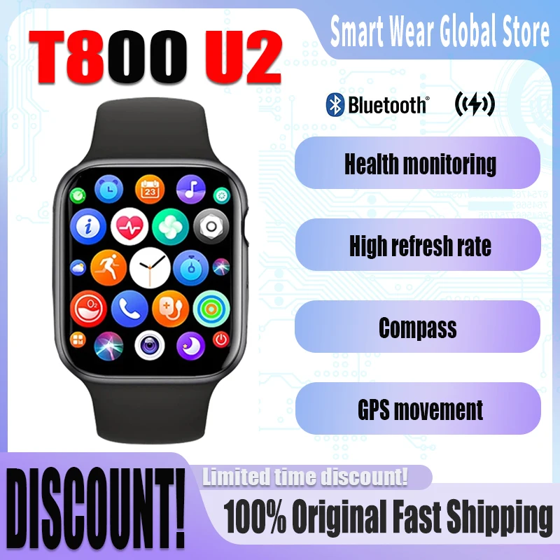 SmartWatch-Original-New-TOP-T800-Ultra-2-Sports-Monitor-Men-Woman ...