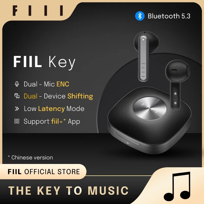 Fiil Key Latest Bluetooth 5.3 Headphones Tws Wireless Earbuds Support ...
