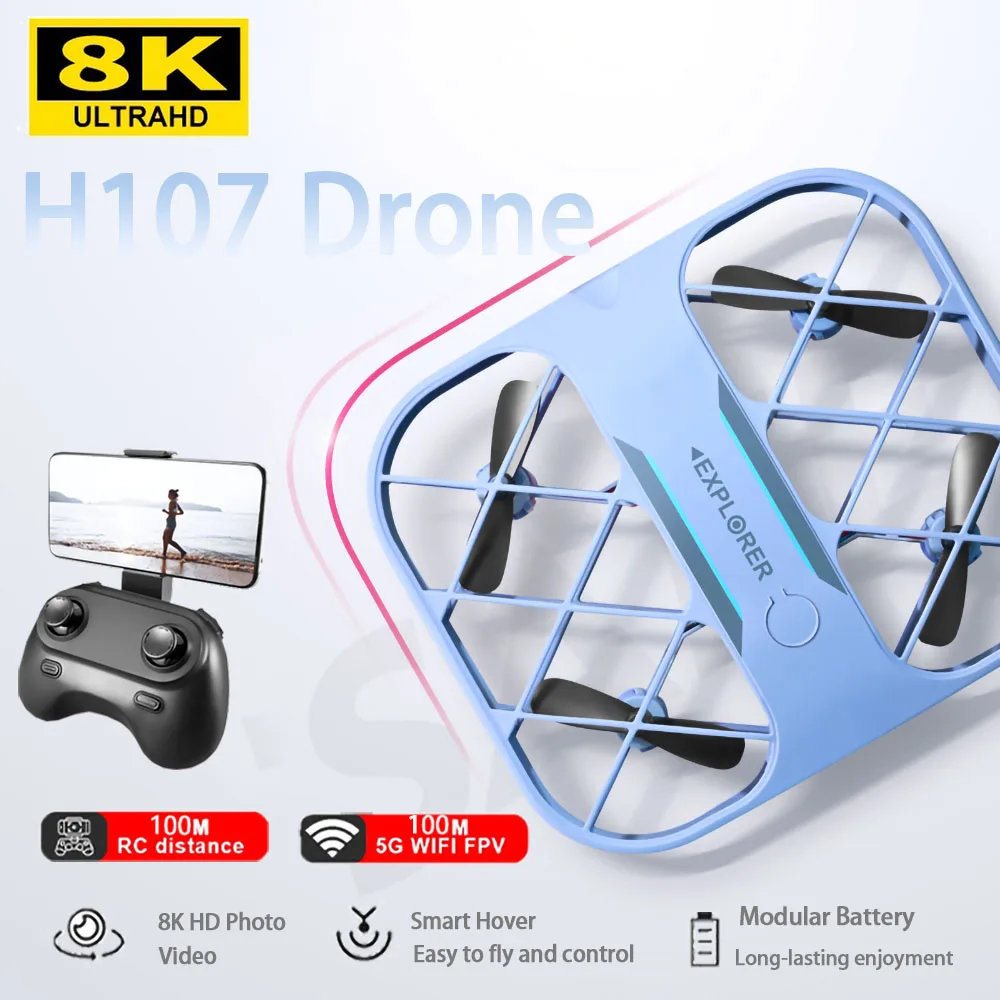 New-JJRC-H36-H107-8K-Mini-Drone-FPV-Wide-Angle-Shooting-Quadcopter-Grid ...