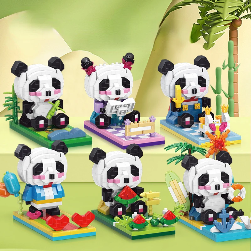 Panda Building Blocks Toys | Construction Blocks Toy | Micro Building ...