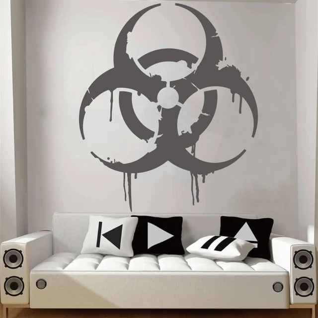 Linen Printable Sign Biohazard Labels