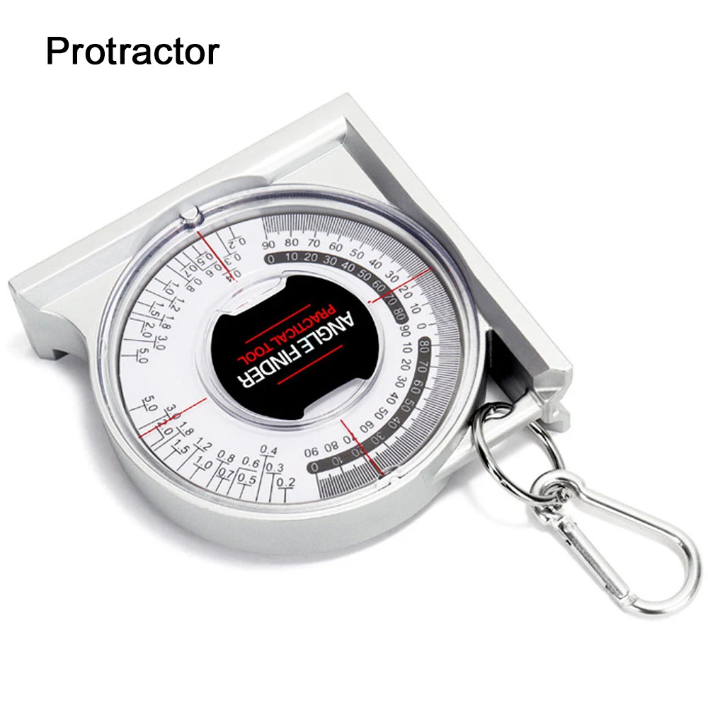 Dial Angle Finder Protractor Magnetism Inclinometer Level 0 180 Degree ...