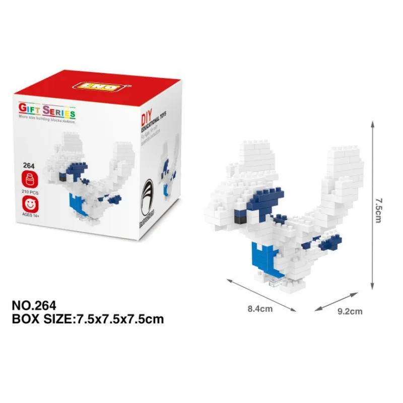 Bloques Pequeños bloques de construcción Dibujos animados Charizard ...