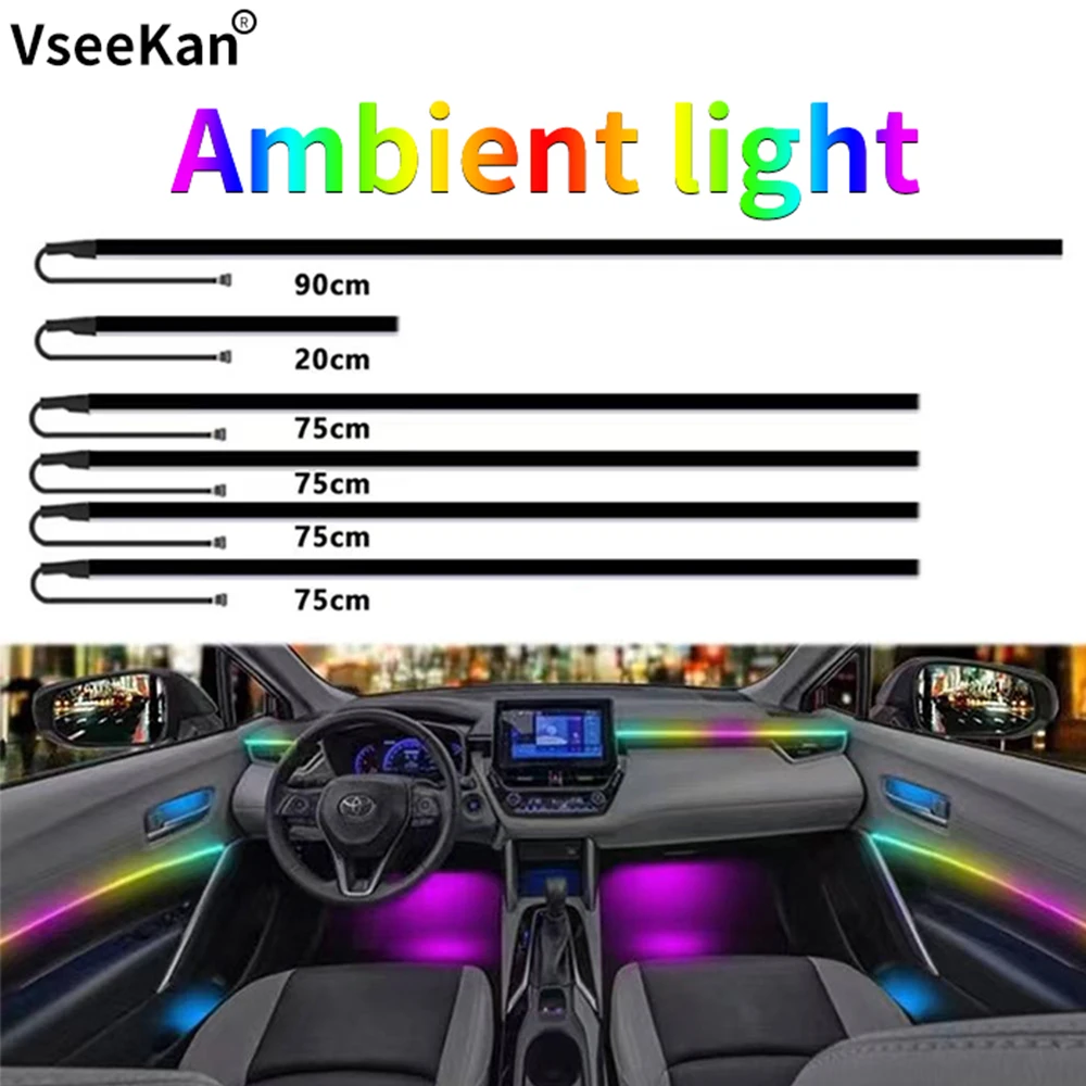 Car-Neon-Ambient-Light-Vehicle-interior-atmosphere-decoration-lights ...