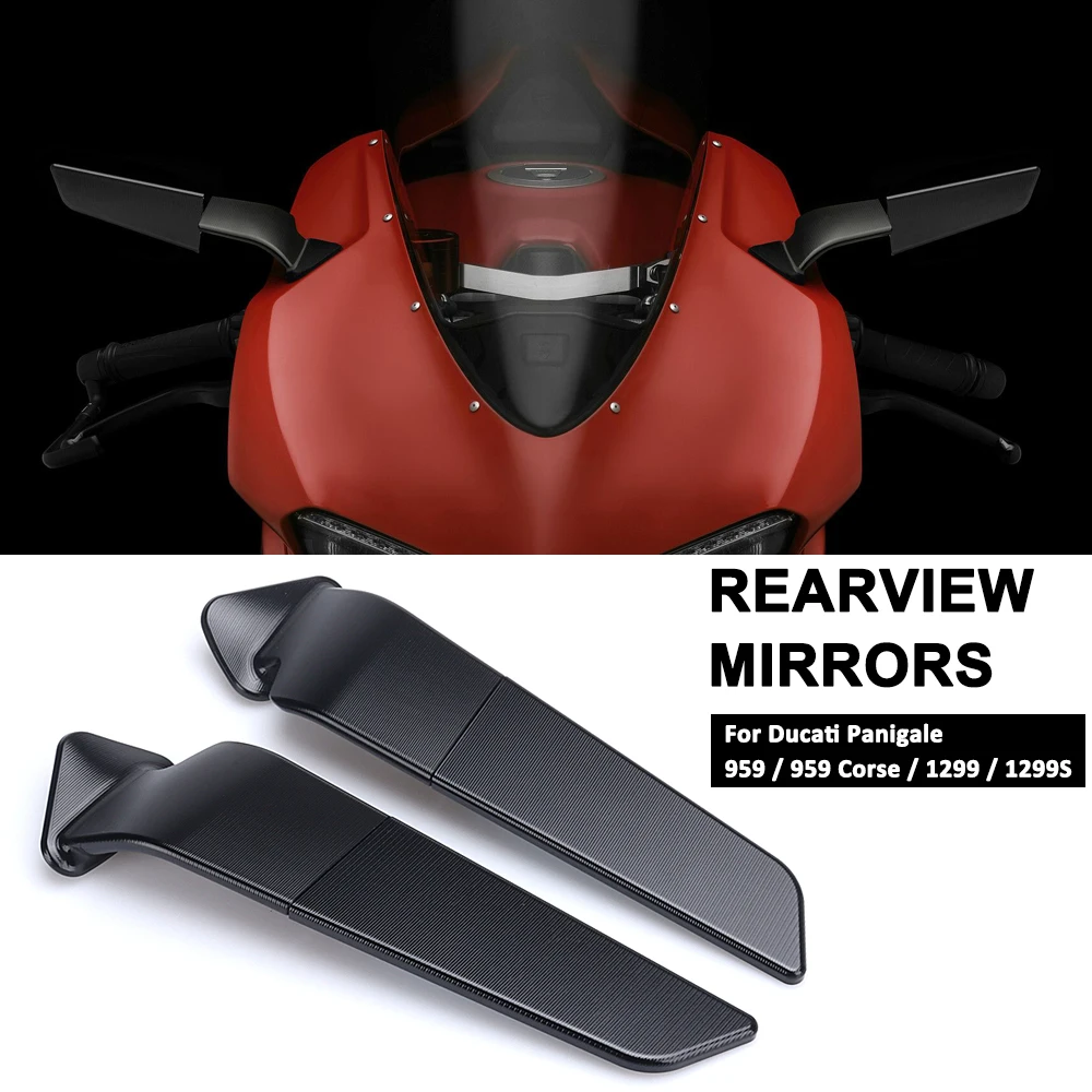 New-Motorcycle-Rear-View-Mirrors-Left-Right-Aluminum-Side-Mirrors ...