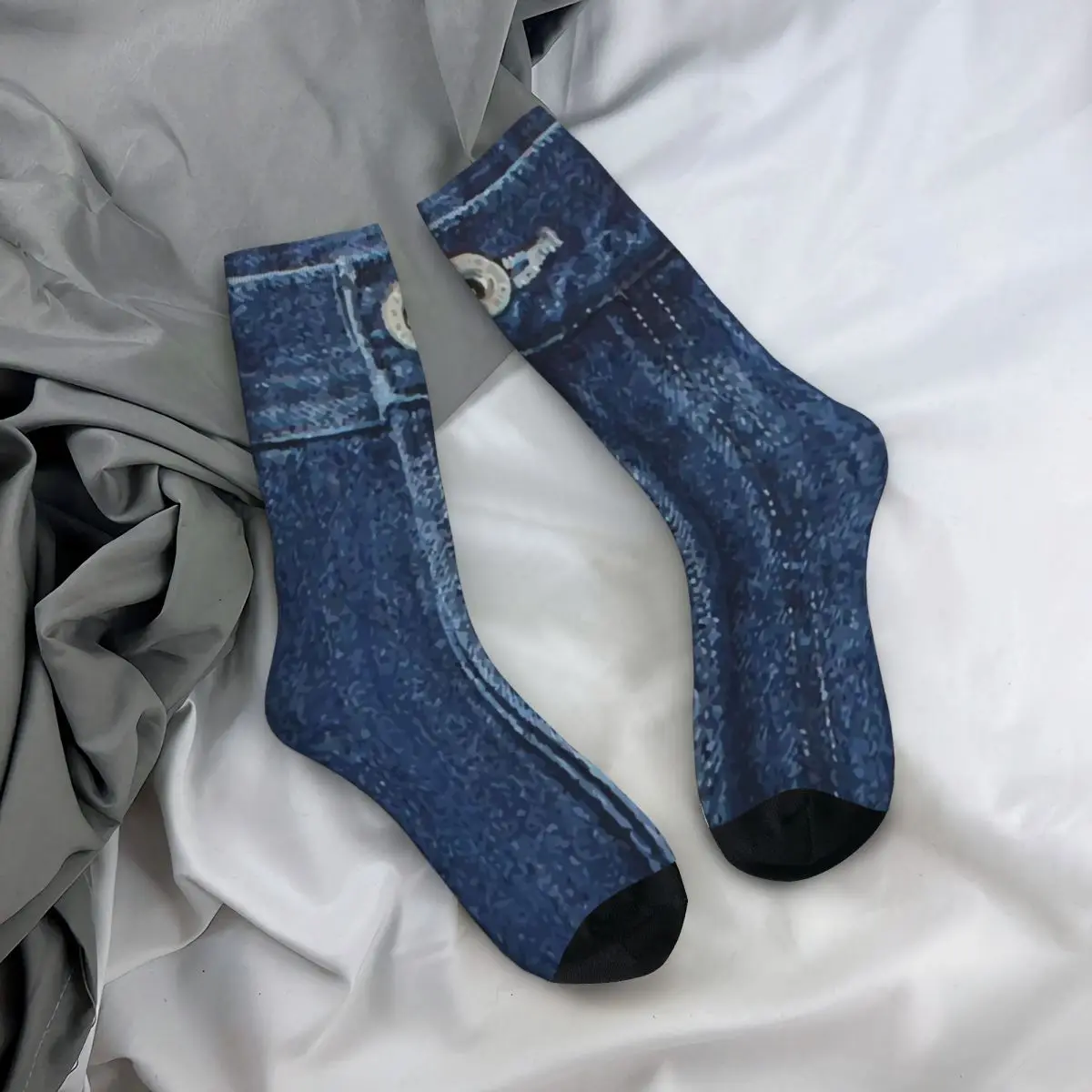 Blue-Denim-Classic-Jeans-Socks-Autumn-Vintage-Desgin-Stockings-Funny ...