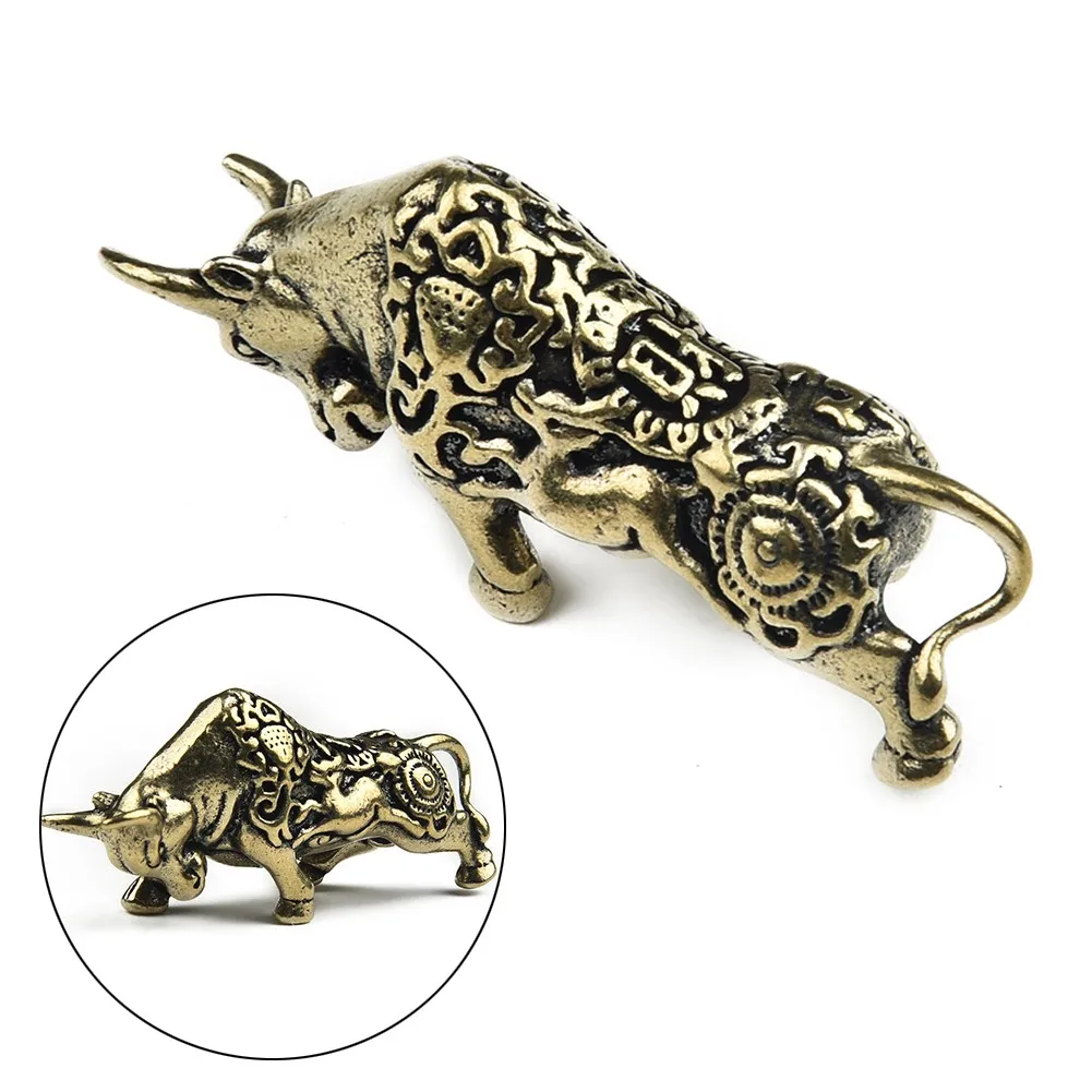 46-13-21cm-Vintage-Copper-Bullfighting-Statue-Miniature-Animal-Ornament ...