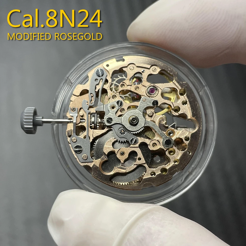 Modification-Rosegold-8N24-Automatic-Mechanical-Movement-Classic ...