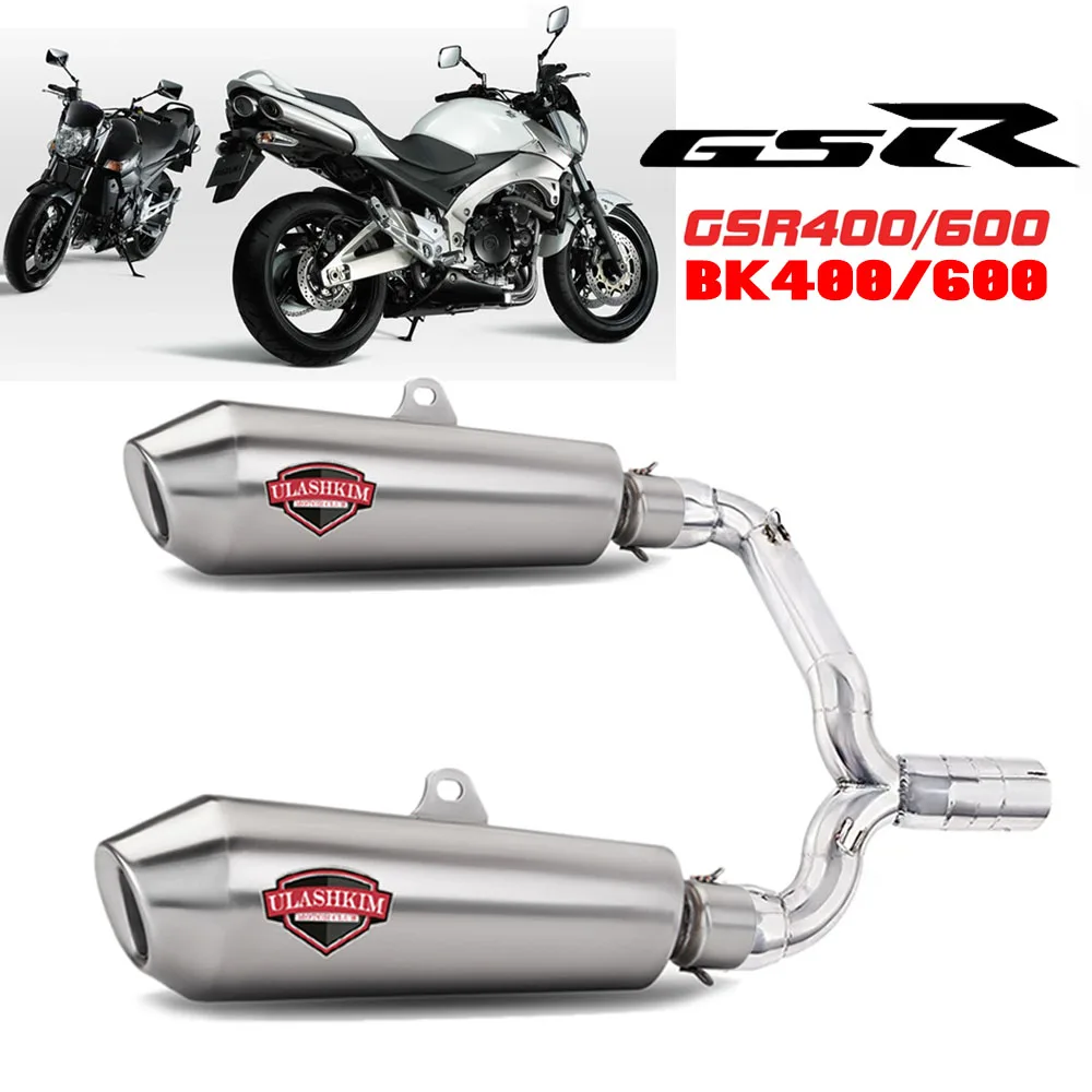 Motorcycle-Full-Exhaust-Muffler-Escape-System-Slip-On-For-Suzuki-GSR400-GSR600-BK400-BK600-GSR ...