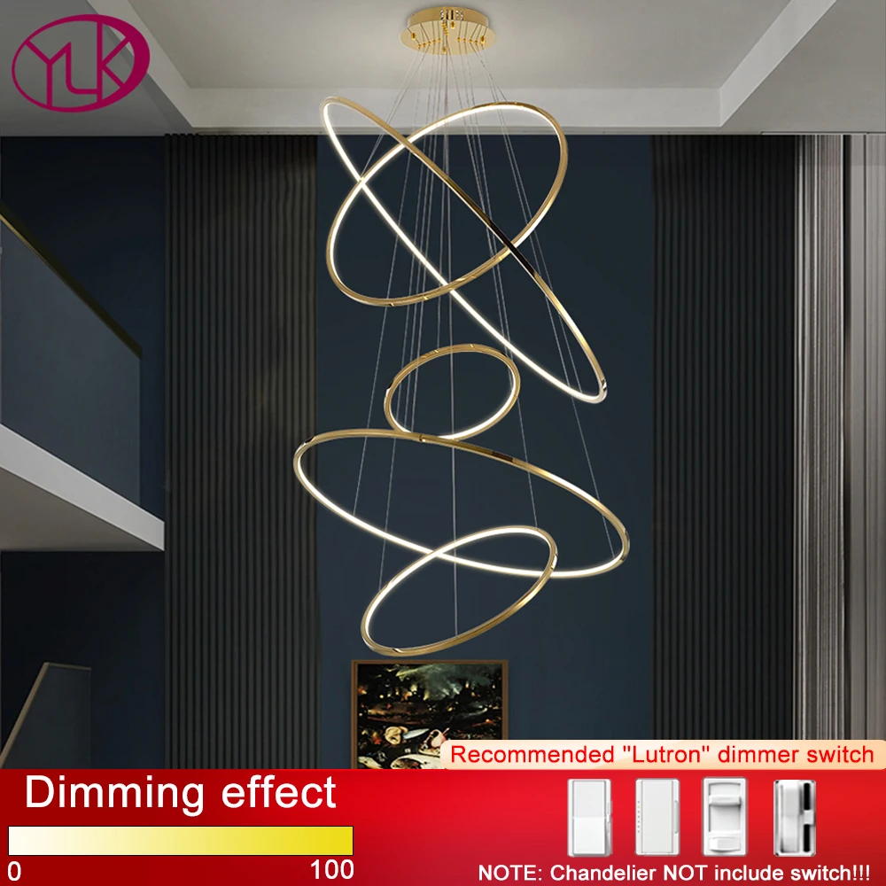 Modern-ring-led-chandelier-for-staircase-luxury-living-room-gold ...