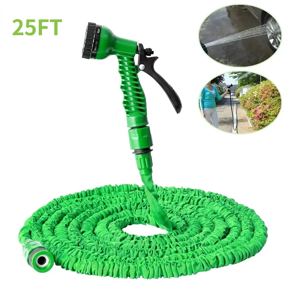 25FT-Magic-Garden-Hose-Reels-For-Watering-Flexible-Expandable-Water ...