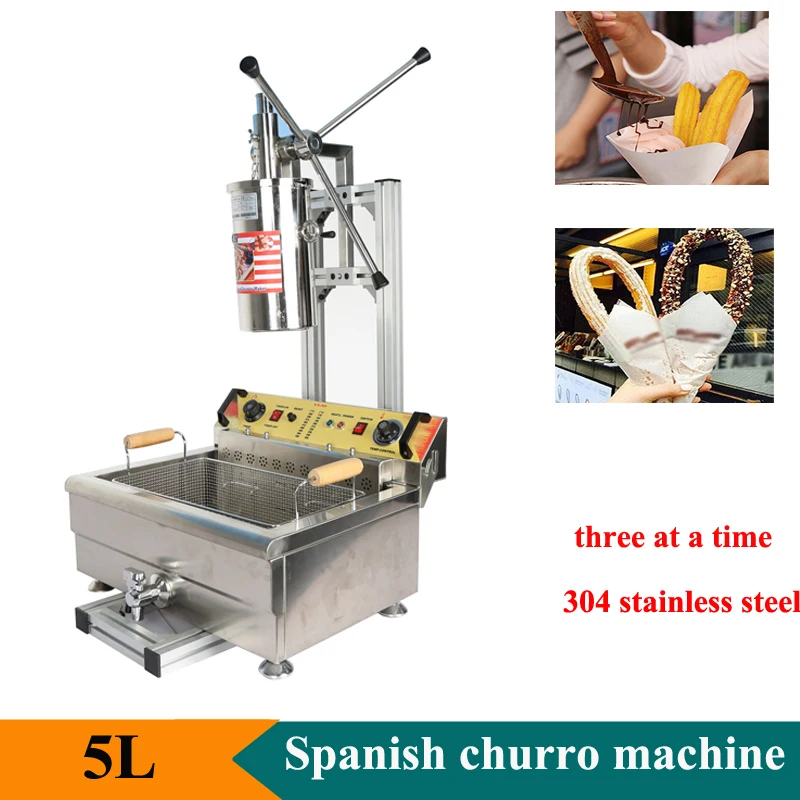 5L Professional Churros Maker Machine Spanish Churros Machine Electric ...