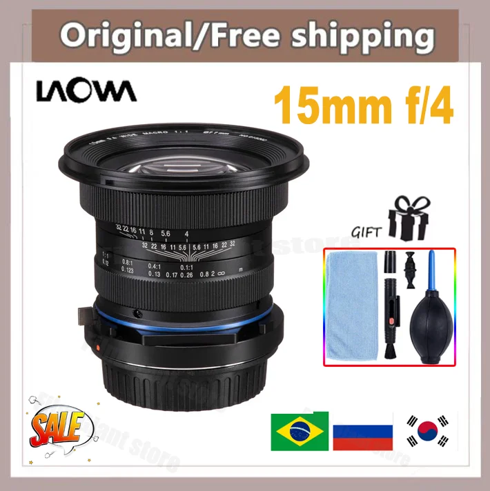 Venus Optics Laowa 15mm F/4 Macro Lens For Canon Ef Nikon F Pentax K ...