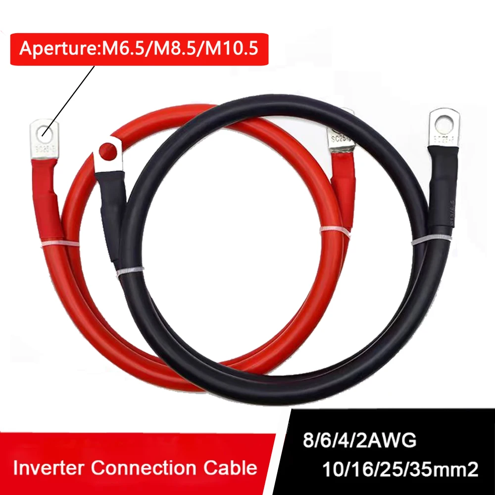 8-6-4-2-AWG-Battery-Connection-Cable-10-16-25-35mm2-Copper-Wire-with ...