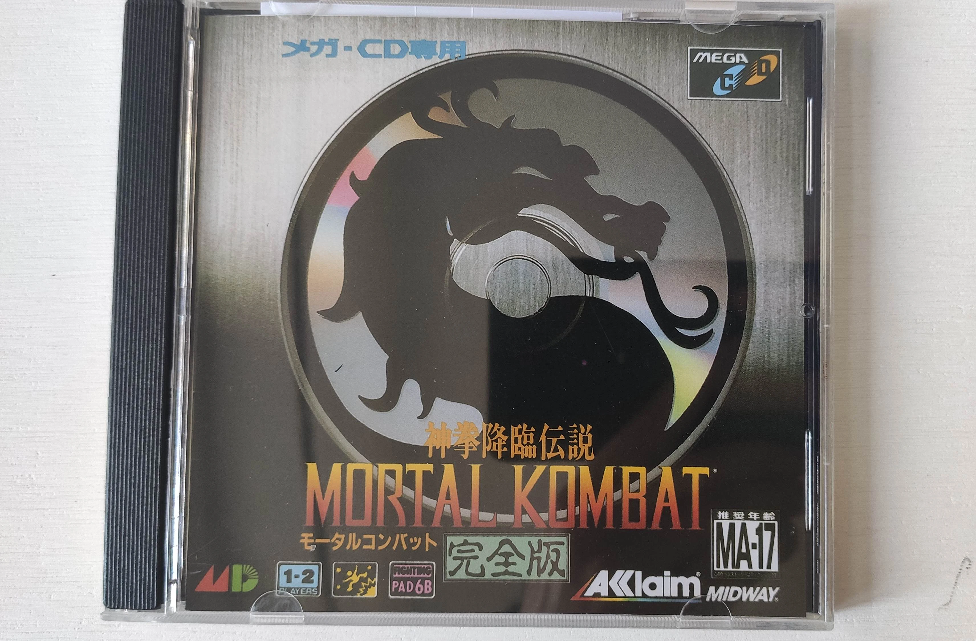 Mega-CD-Copy-Disc-Game-para-Retro-Video-Game-Mortal-Kombat-Desbloquear ...