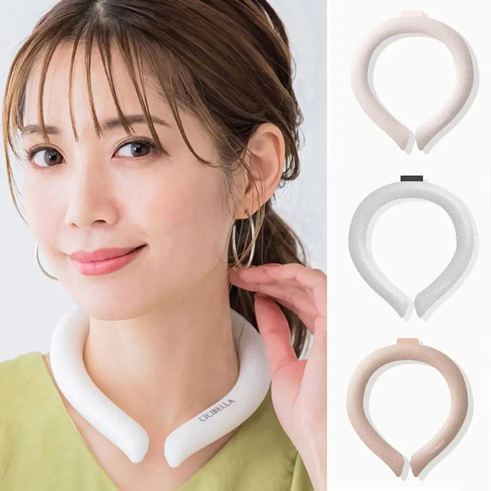 New-Freeze-Cooling-Neck-Wraps-Ring-Reusable-Ice-Pack-Tube-Cold-Collar ...