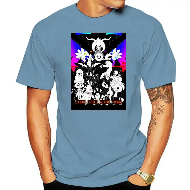 Undertale T-shirt Undertale Sans Frisk Flowey Asriel Asgore Undyne ...