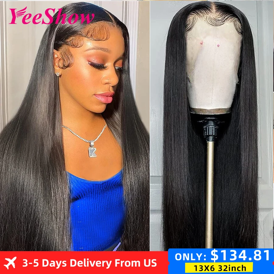 32-Inch-Straight-Lace-Front-Wig-13x4-Human-Hair-Wigs-For-Women-Peruvian ...