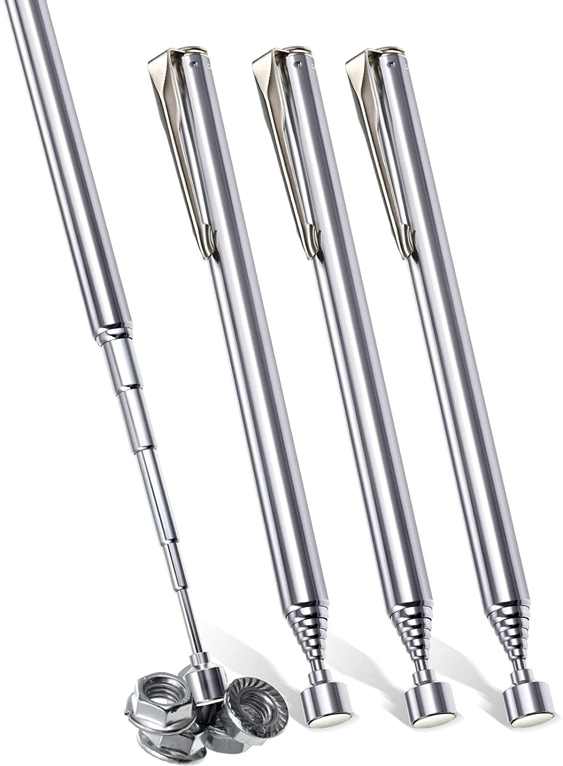 1pc Telescoping Magnetic Grabbers Magnetic Pick-Up Tool with Pocket ...