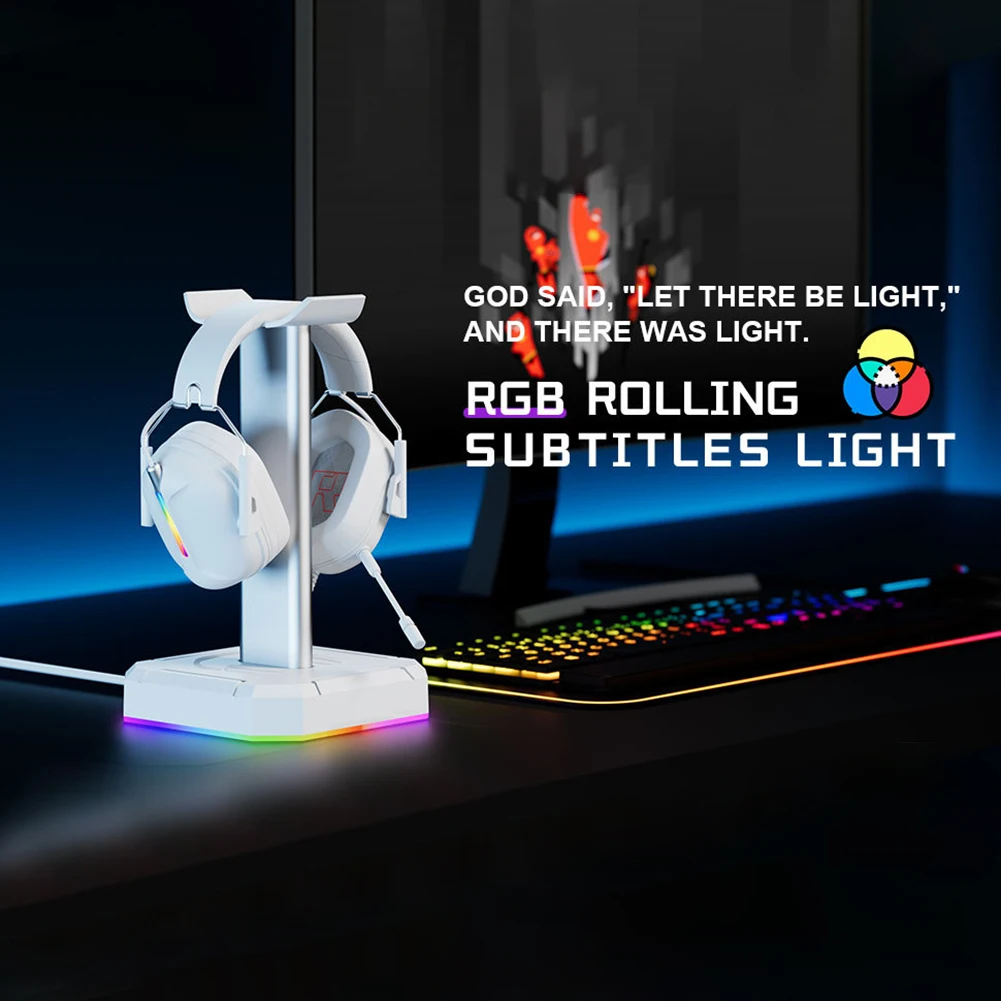 Headset-Support-Stand-RGB-Backlight-Headphone-Display-Rack-Holder-Space ...