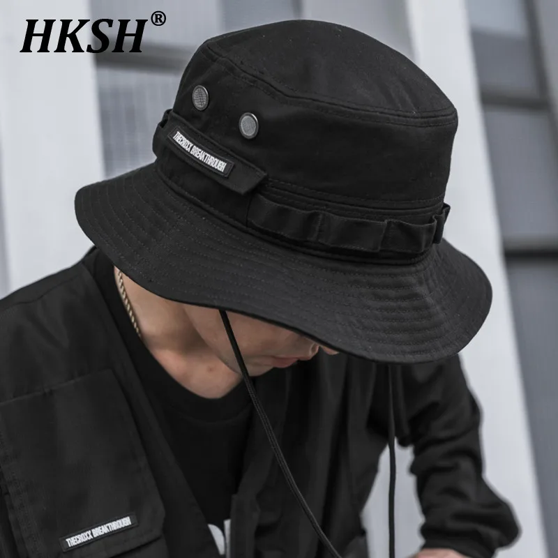 HKSH-Summer-Men-s-Tide-New-Outdoor-Functional-Hat-Sunshade-Sunscreen ...