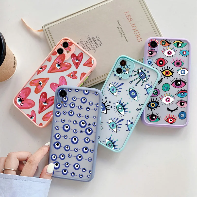 Lucky Eye Blue Evil Eye Print Phone Case | Evil Eye Phone Case Iphone ...