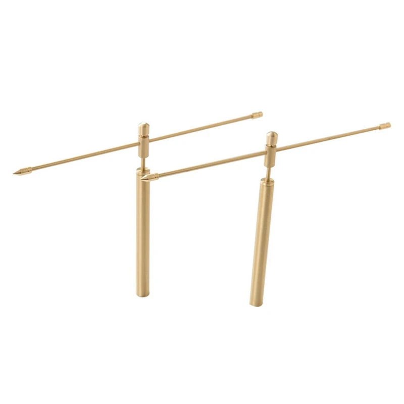 2PCS-Copper-Handheld-Dragon-Seeking-Dowsing-Rod-Outdoor-Energy-Water ...