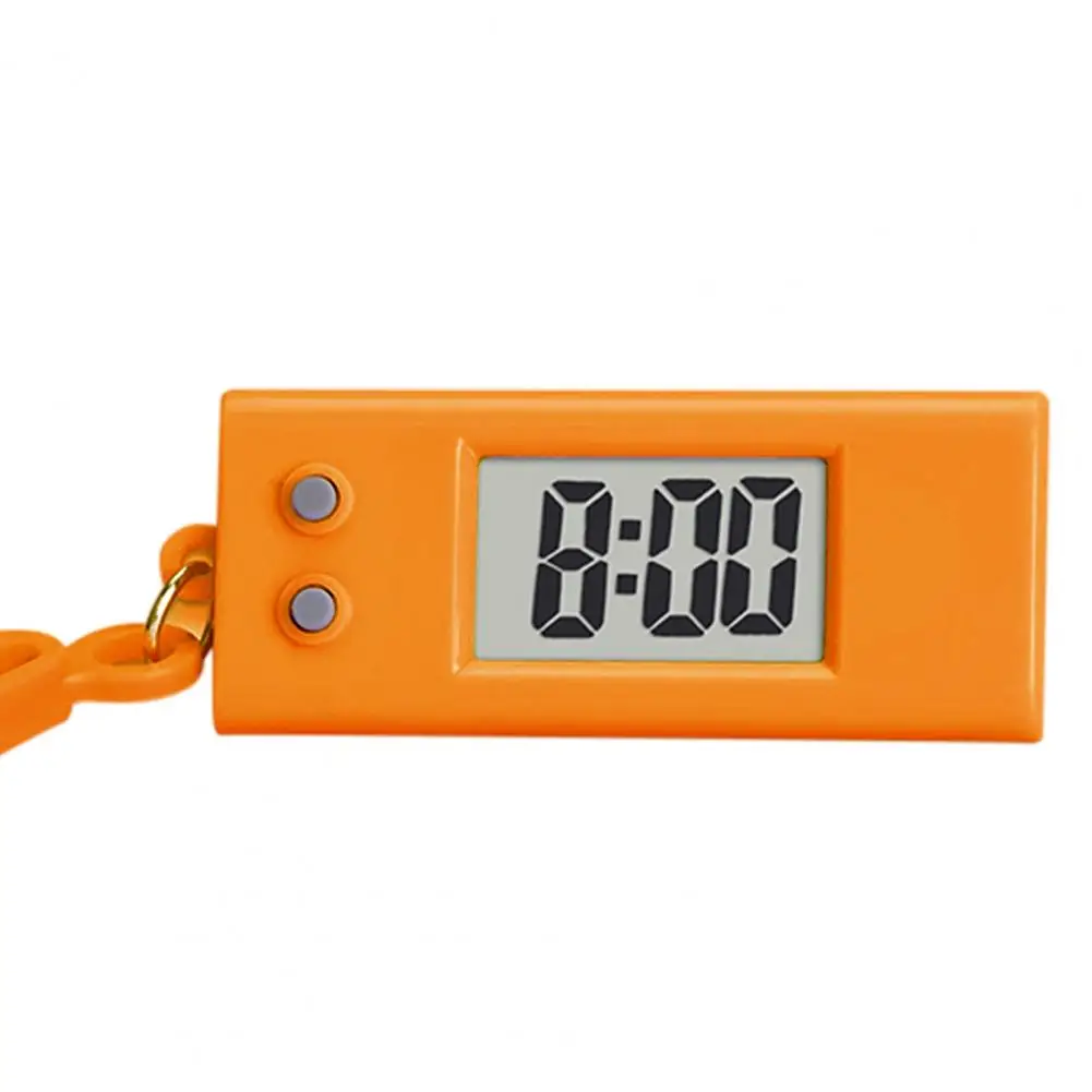 Electronic Clock Silent LCD Digital Display Triangle Student Desktop ...