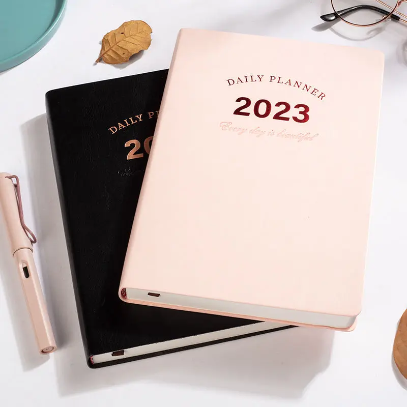2023-Agenda-Book-Simple-365-Day-Work-Plan-Daily-One-Page-Notepad ...