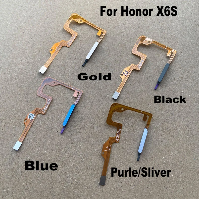 For-Huawei-Honor-X6s-Home-Button-Fingerprint-Sensor-Power-Flex-Cable ...