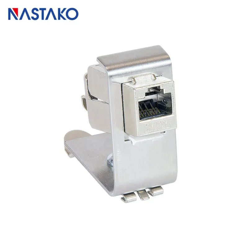 NASTAKO-1-Port-RJ45-Keystone-Jack-Holder-for-35MM-DIN-Rail-Electrical ...