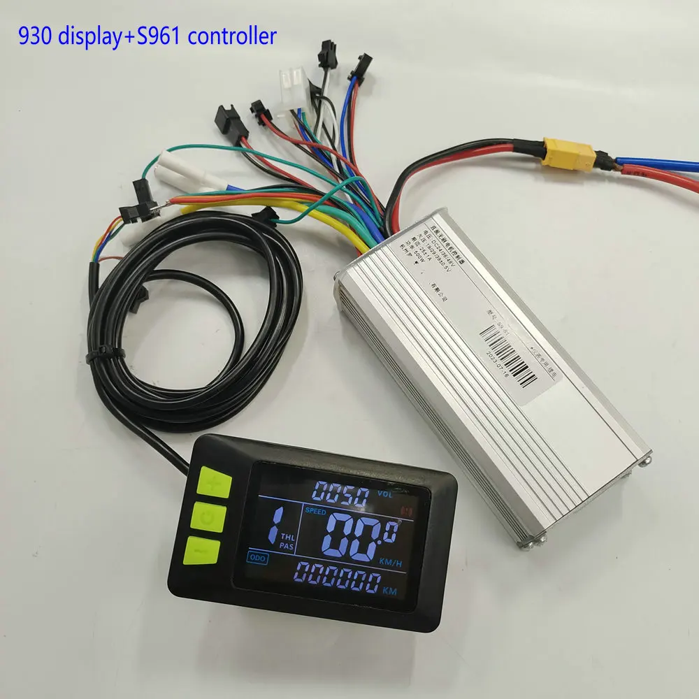BLDC-Controller-S9-61-24v36v48v500W-9Mosfet-Square-Wave-LCD-DISPLAY-930 ...