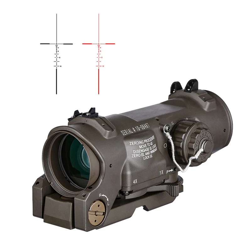 Dual-Purpose-Scope-with-Magnifier-Red-Illuminated-Mil-Dot-Rifle-Scope ...