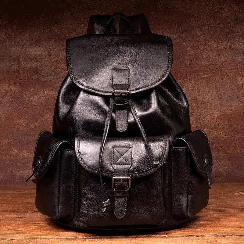 2023-Men-s-backpack-leather-retro-casual-business-tanned-skin-graft ...