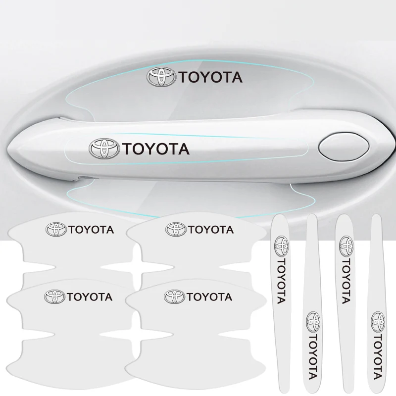 8Pcs-Set-Car-Door-Sticker-Auto-Handle-Protection-Film-Exterior-Styling ...