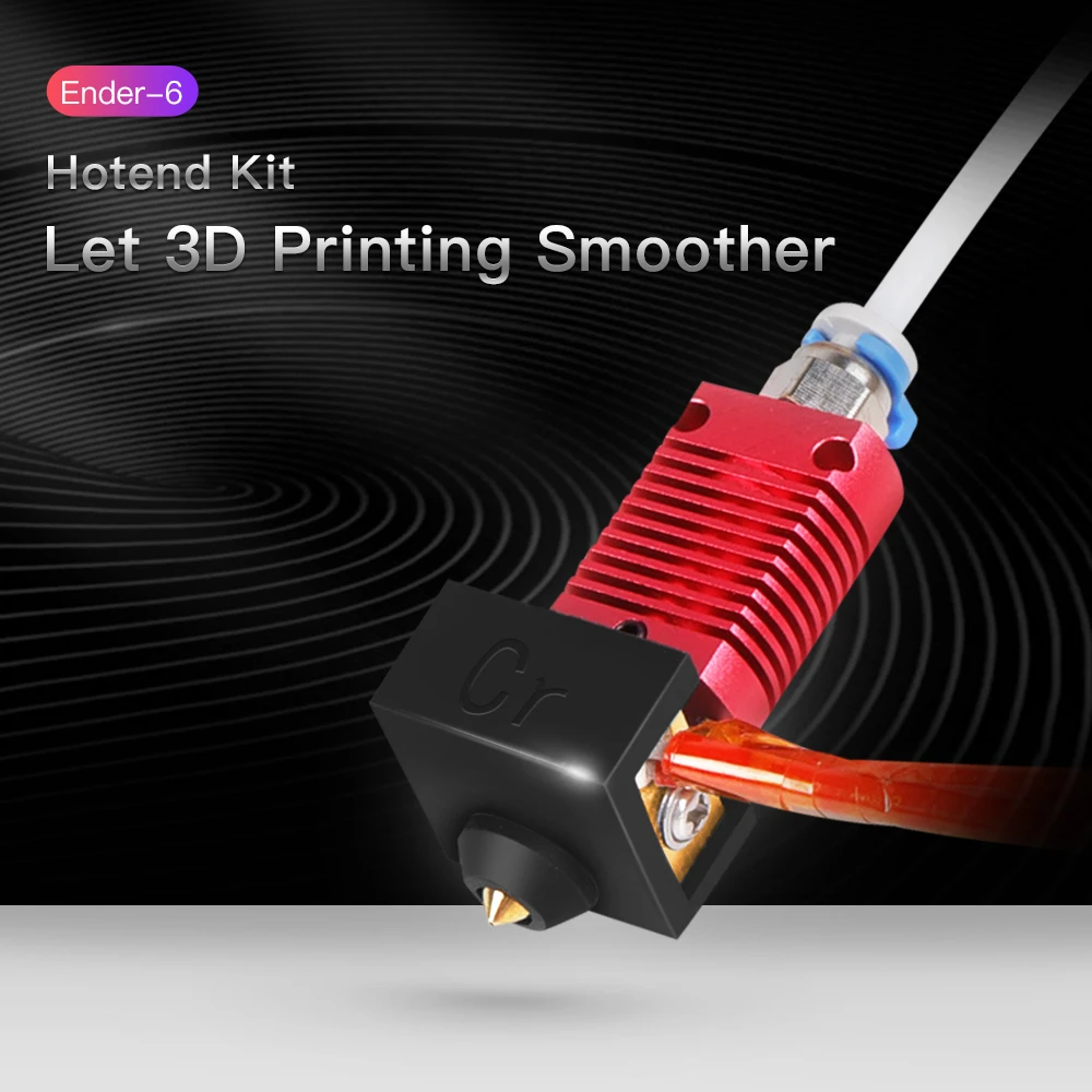 Creality Ender 6 Hotend 24v Kit Blue Ptfe Tube High Precision For Ender ...