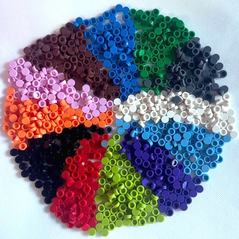 200pcs-lot-Tile-1x1-Round-Special-Brick-Building-Block-Small-Particle ...