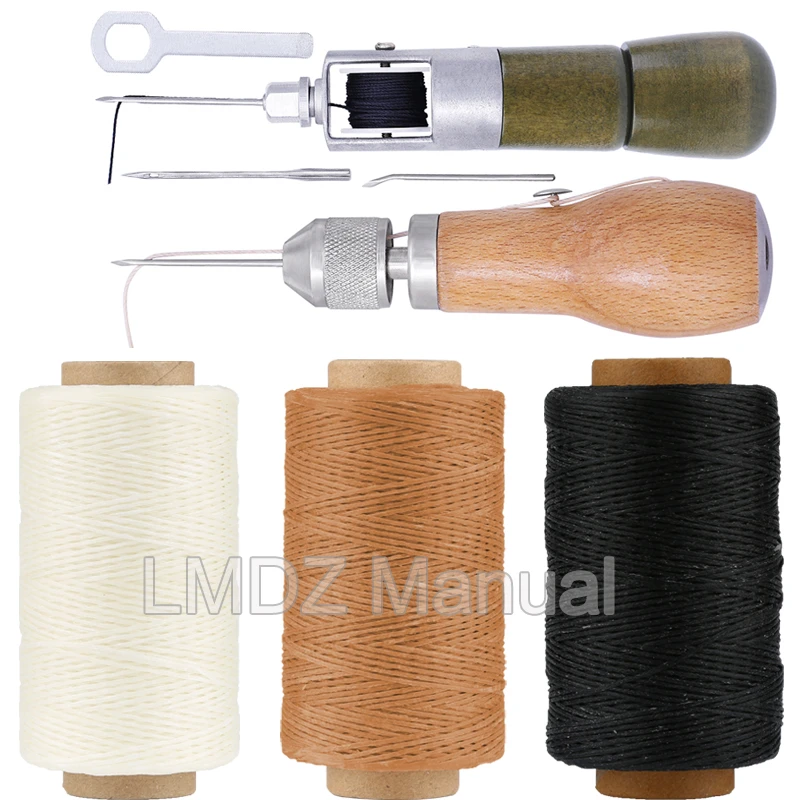 Lmdz Leather Sewing Awl Thread Kit Manual Sewing Machine Speedy ...