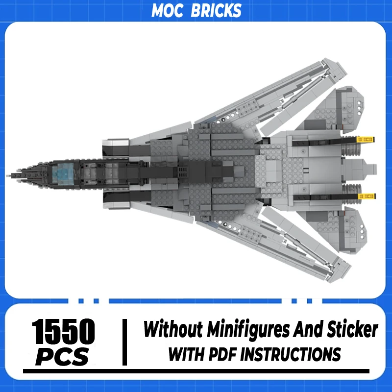 Military-Series-Moc-Building-Blocks-F-14-TOMCAT-10300-B-MODEL-Model ...