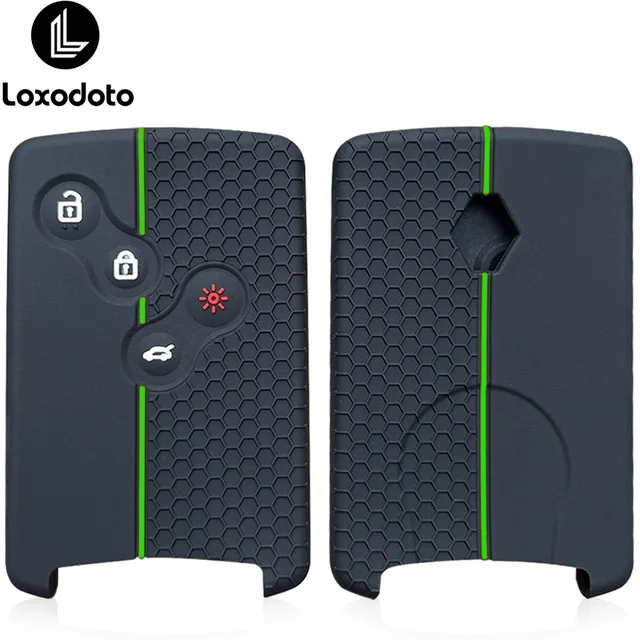 Silicone Card Key Case Accessories for Renault Megane 2 3 Scenic Laguna ...