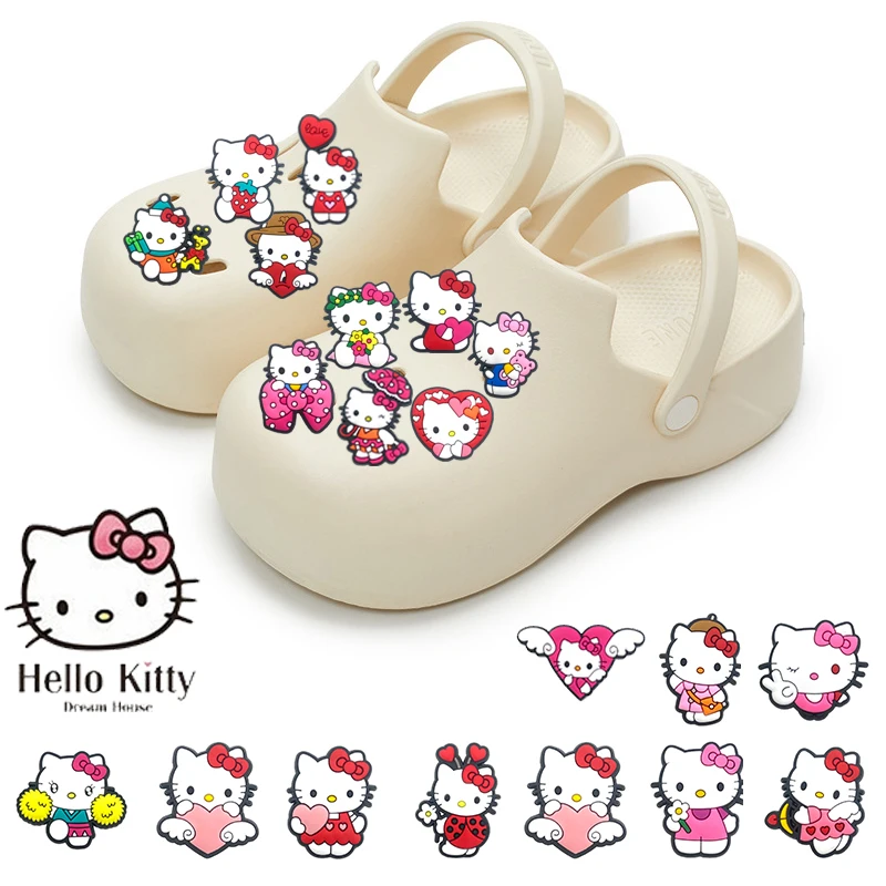 Hello-Kitty-Miniso-Shoes-Accessories-Cute-Cartoon-Croc-Charms-Fashion ...