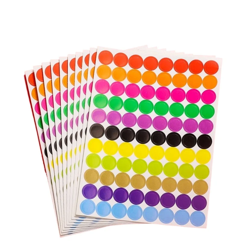 10sheets-pc-Dots-Stationery-Stickers-Children-Reward-Stikers-Paper ...