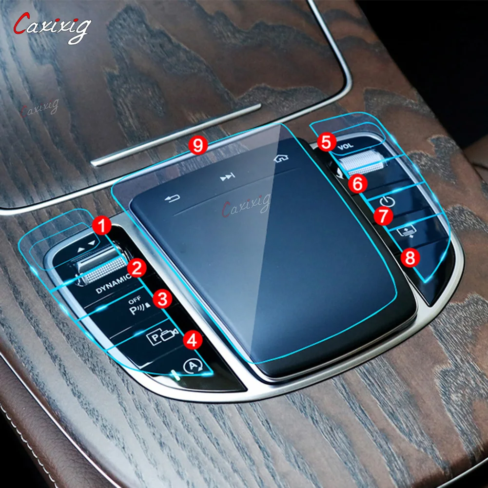 For-Mercedes-Benz-E-Class-W213-C-Class-W205-GLC-X253-Car-Center-Console ...