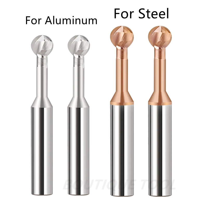 T-shaped Arch Ball Milling Cutter R0.5-R10 3D CNC Cutter Tool Lollipop ...